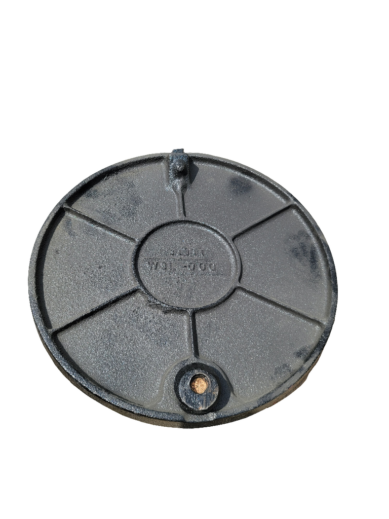 Ford Meter Box Type A 11-1/2" Solid Cast Iron Locking meter box Lid #W ...