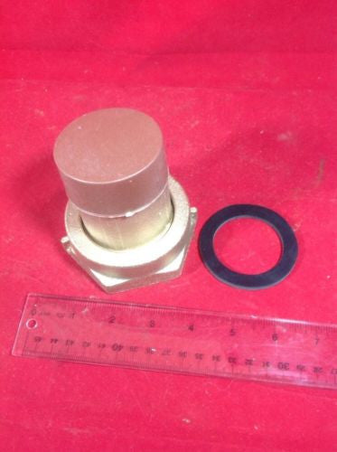 2" Water Meter Coupling, LEAD-FREE brass, Female Swivel Meter Nut x Ma ...