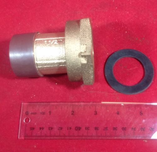 1-1/2" Water Meter Coupling, LEAD-FREE brass, Female Swivel Meter Nut ...