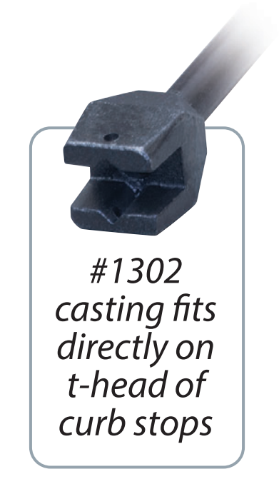 Curb Key/Wrench - Combo-Key Trumbull Style #1302 – Utility Technologies