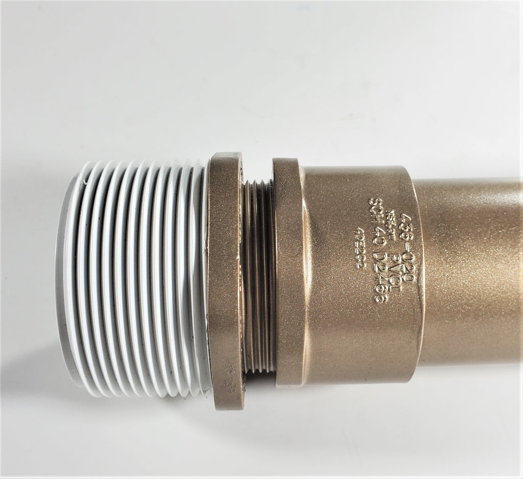 Water Meter Idler/Spacer Bar for 1-1/2 and 2" Threaded End Water Meter ...