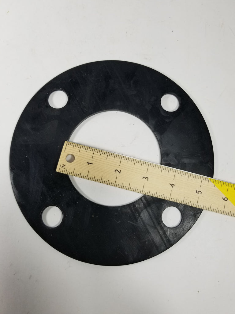 3" X 1/8" Black EPDM Rubber FULL FACE Water Meter Flange Gasket ...