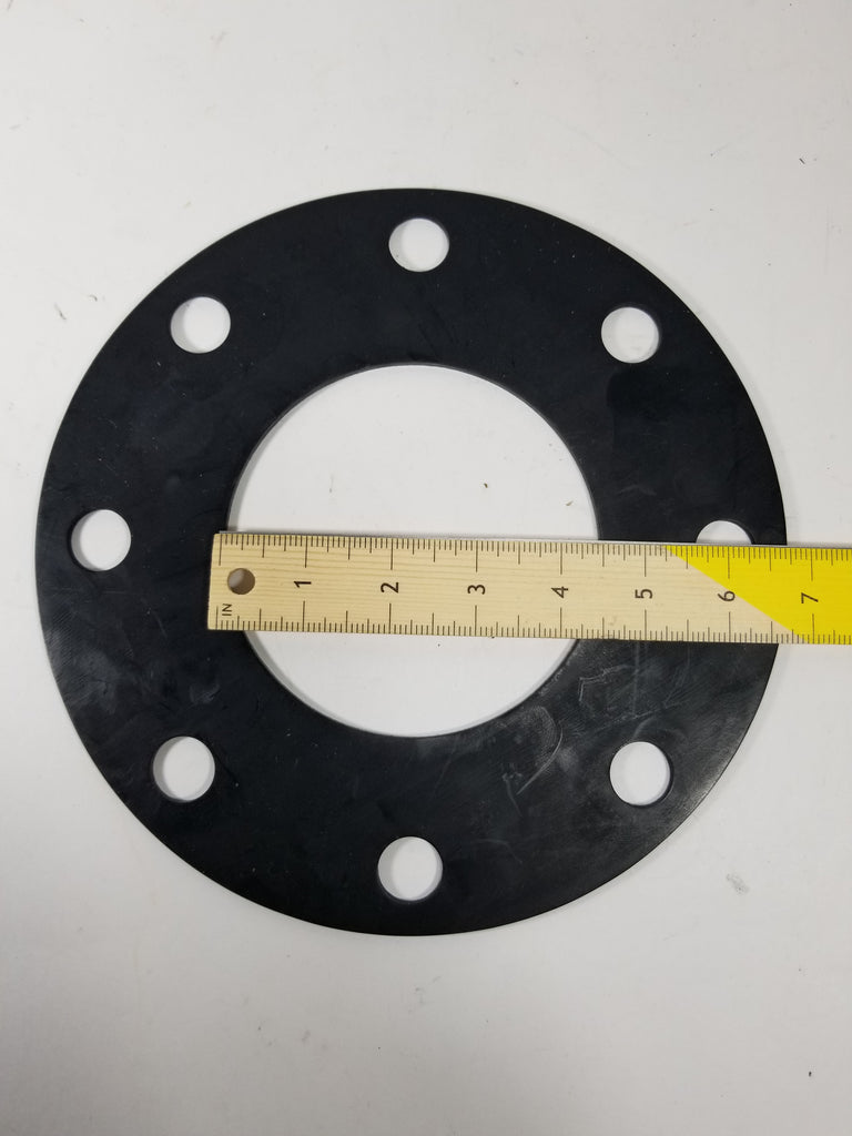 4" X 1/8" Black EPDM Rubber FULL FACE Water Meter Flange Gasket ...