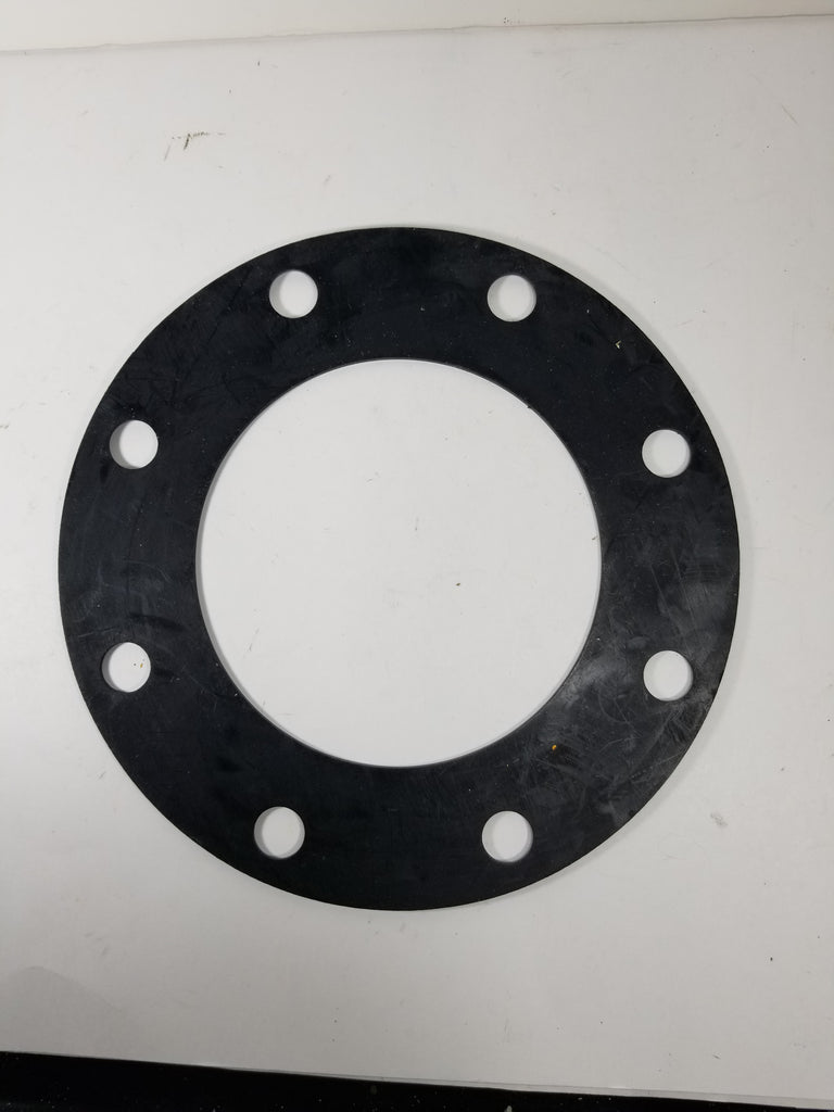 6" X 1/8" Black EPDM Rubber FULL FACE Water Meter Flange Gasket ...