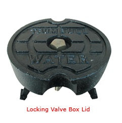 Locking Cast Iron Valve Box Lids For Water Main Valves – Utility ...